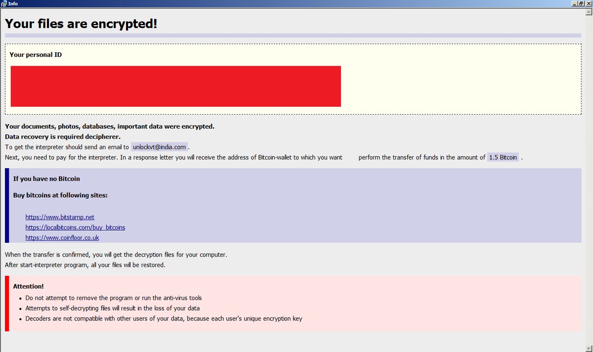 The Week in Ransomware - December 16th 2016 - Samas, No More Ransom ...